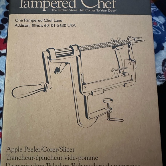 Pampered Chef | Kitchen | Pampered Chef Black Apple Tool And Pampered ...